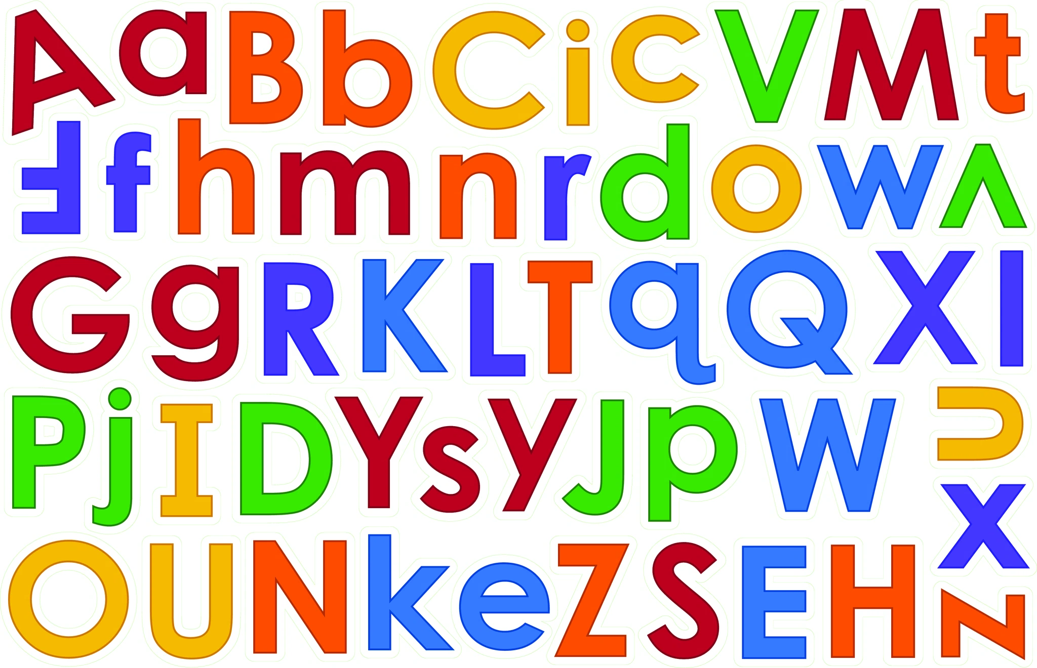 Alphabet Wall Stickers